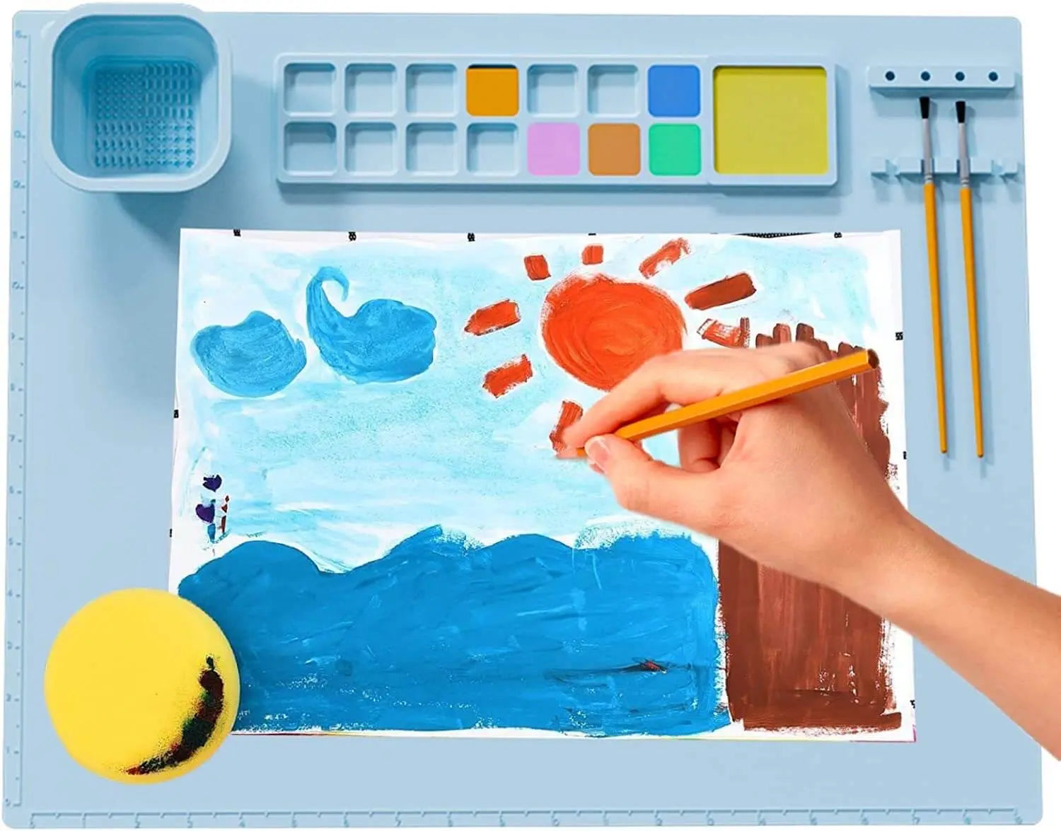 Discover the Magic of Mess-Free Silicone Painting Mats - TrendyKid